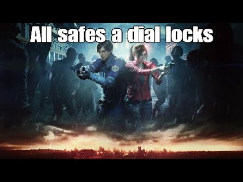 RESIDENT EVIL 2 All safes and dial lock codes in police station - YouTube