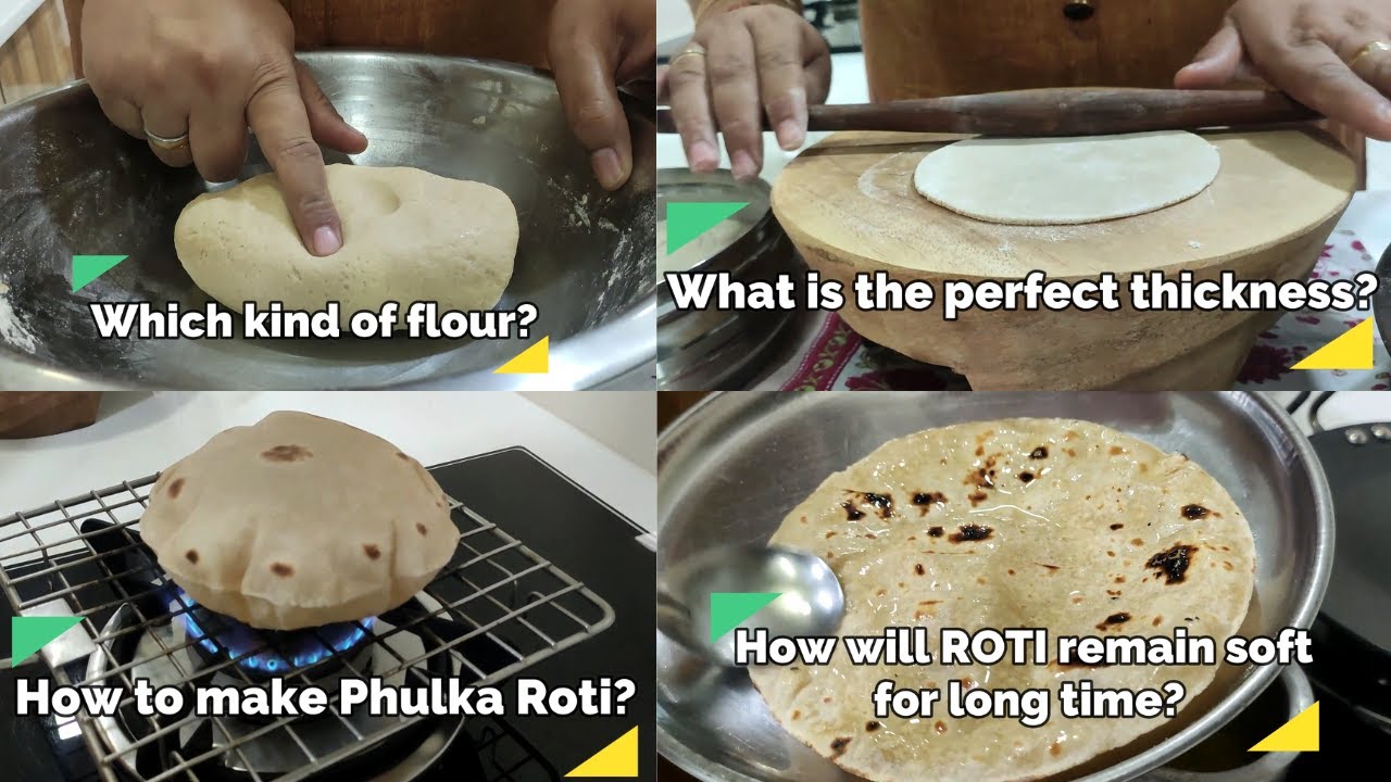 How to Make Roti - Tutorial - 5 Common Mistakes in Making Roti - Secret ...