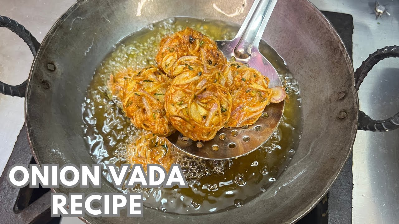 Onion Vada Recipe | प्याज़ का वड़ा | Kanda Vada Recipe | Pyaz Bhaji ...
