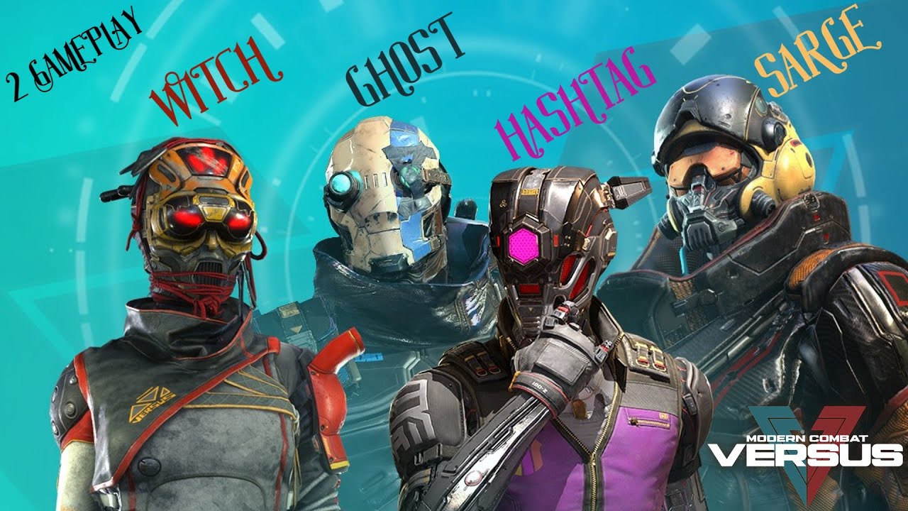 Modern Combat Versus Random Agents Witch, Ghost, Hashtag, Sarge ...