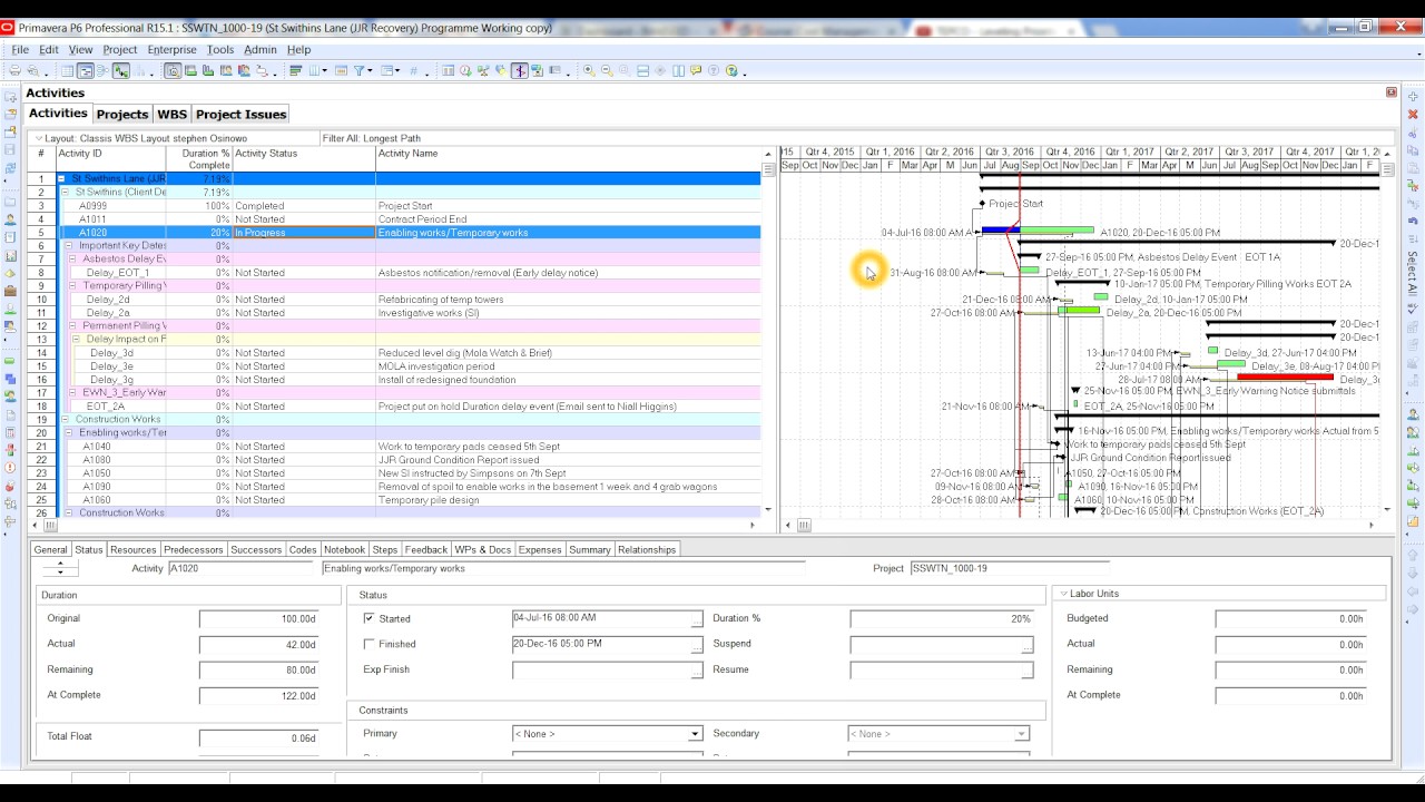 Progress the programme via update progress - YouTube