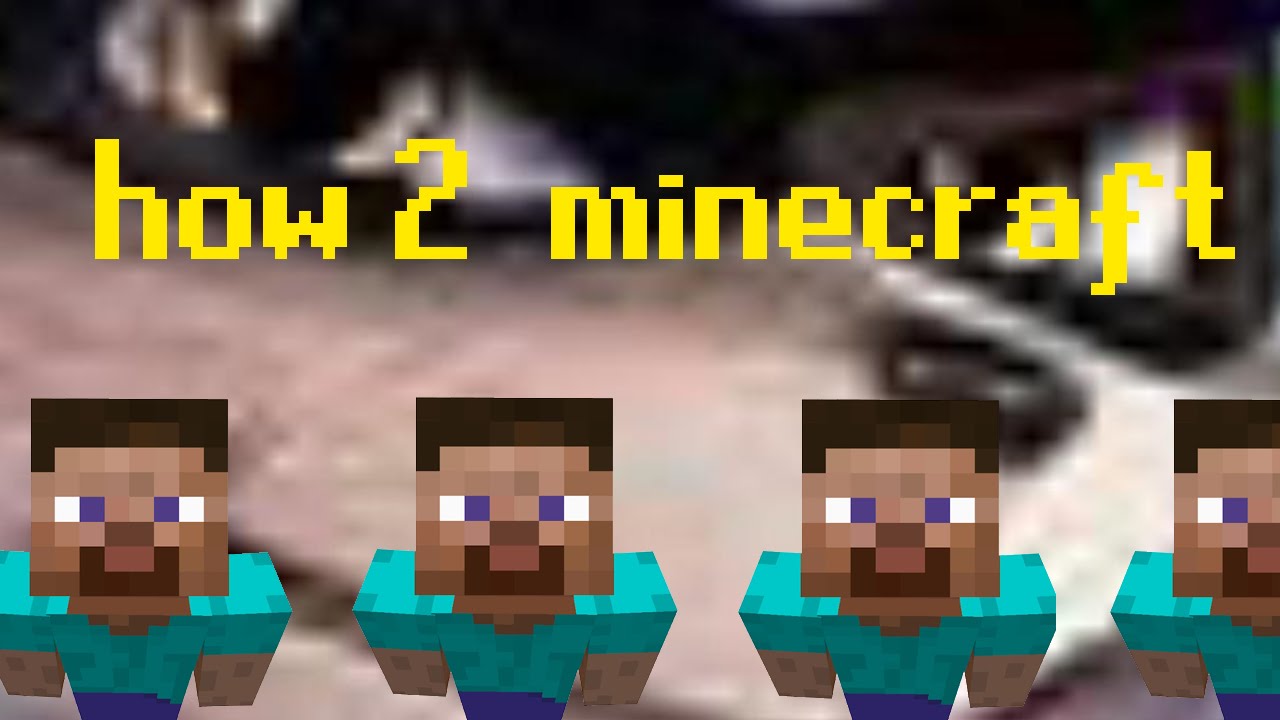 how 2 play minecraft (edgy tutorial) - YouTube