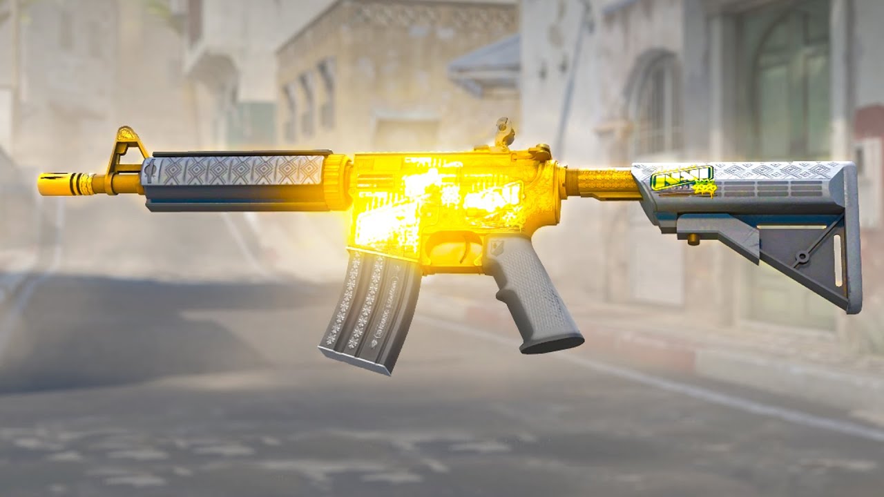 CS2 Updated NAVI RMR Gold Sticker - M4A4 ROYAL PALADIN With Navi RMR ...