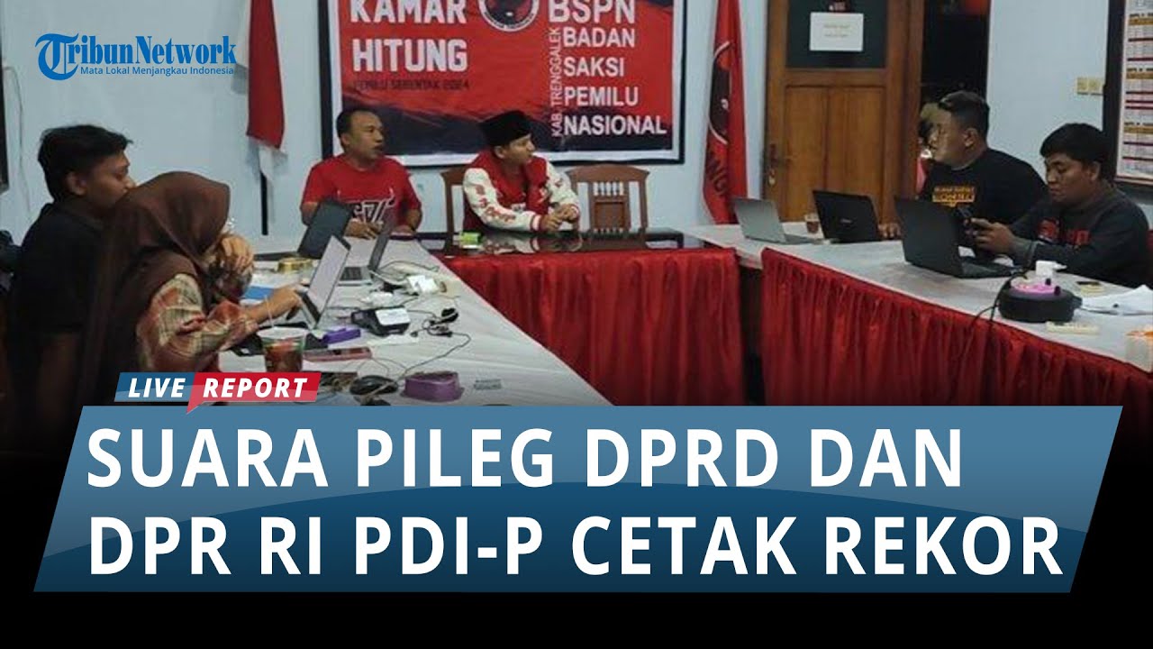 Hasil Hitungan Internal, PDI-P Trenggalek Optimis Menang, Suara Pileg ...