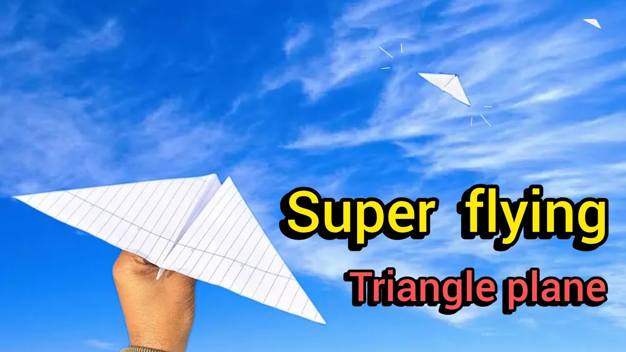 Super flying triangle plane - YouTube