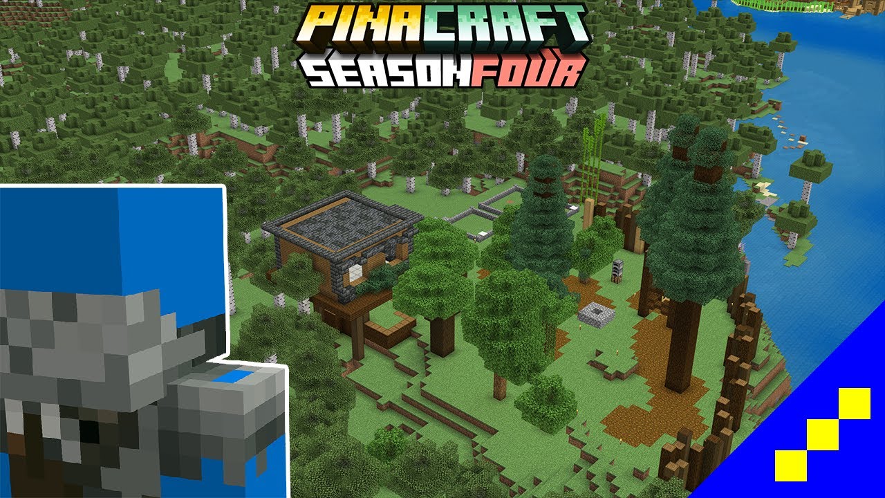 New home... | ep 1 #PinaCraft S4 | MCBE 1.19 Let's Play SMP - YouTube