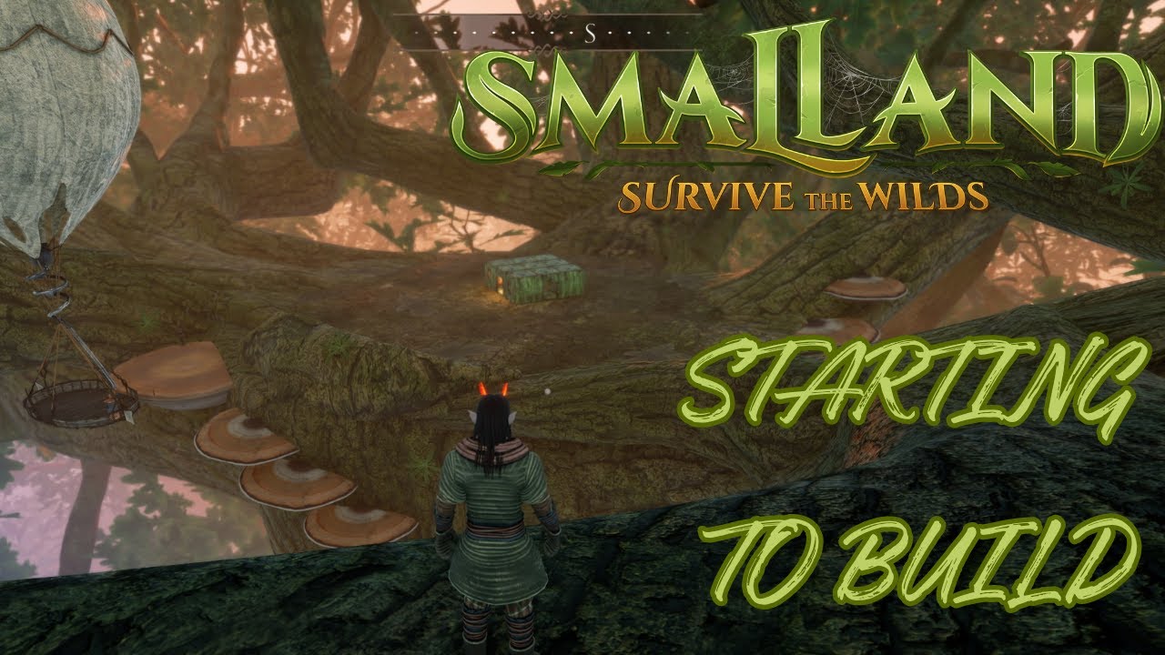 STARTING TO BUILD |SMALLAND SURVIVE THE WILDS E2 - YouTube