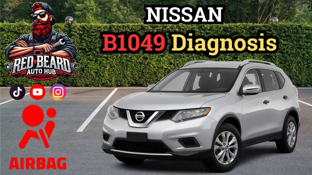 Nissan B1049 SOLVED!!! Air Bag Light Diagnosis - YouTube