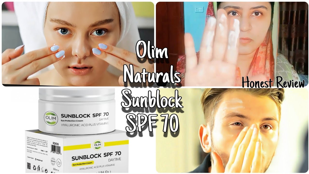 Olim Natural Sunblock SPF 70 Honest Review|| Best Pakistani Brand ...