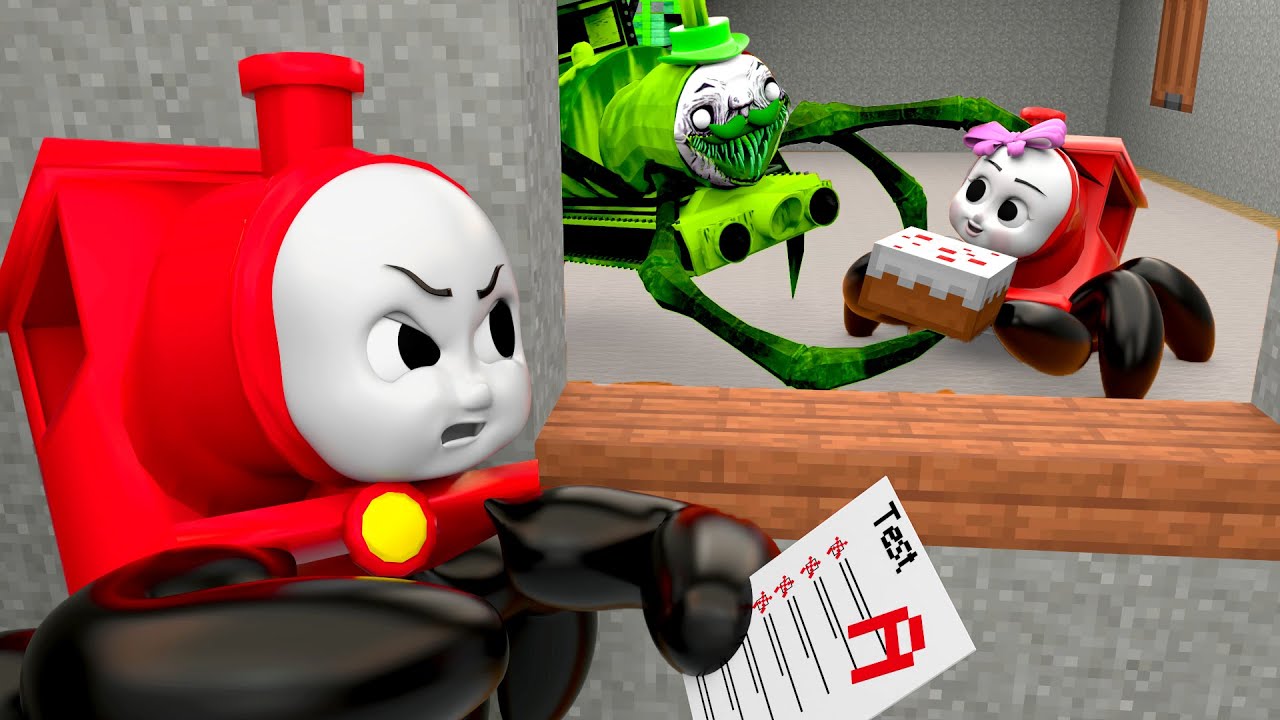 Monster School : Cute THOMAS in Minecraft | CHOO CHOO CHARLES ATTACK ...