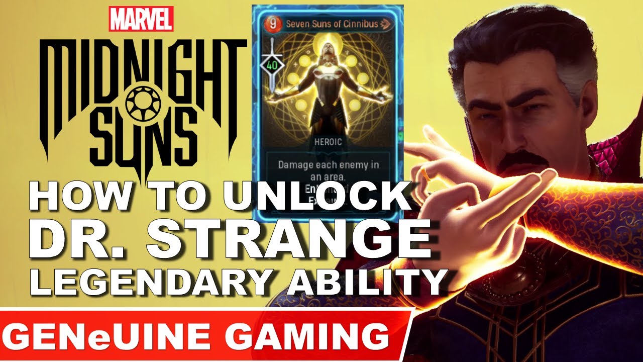 MARVEL'S MIDNIGHT SUNS - Doctor Strange - Legendary Ability Solution ...