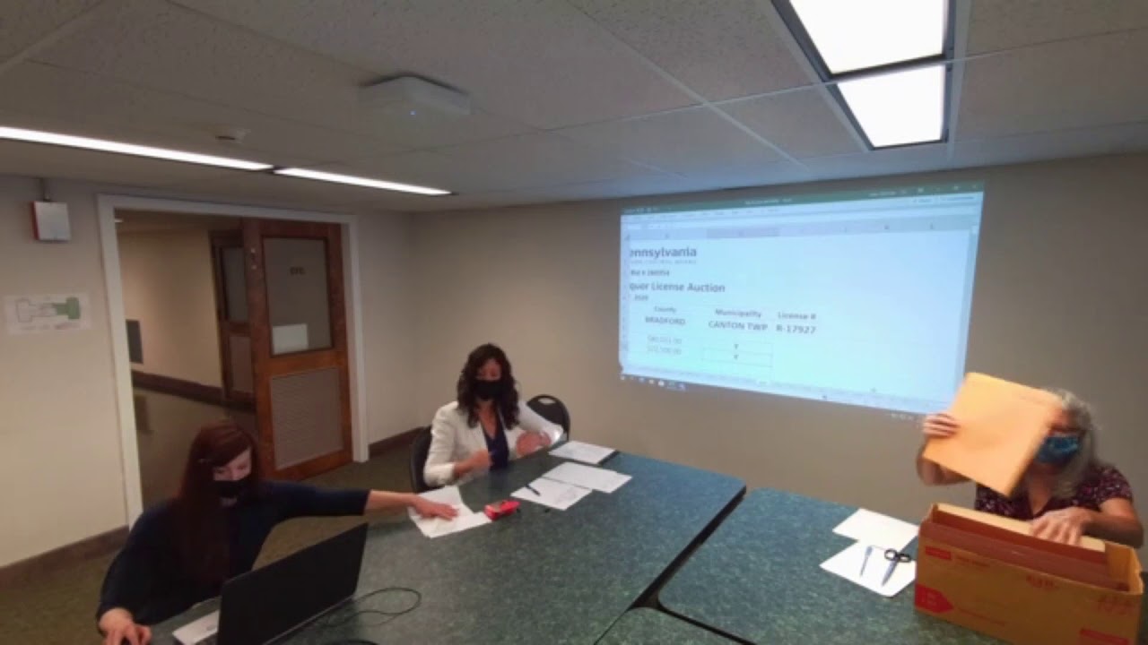 PLCB 10th Restaurant License Auction Bid Opening, June 17, 2020 - YouTube