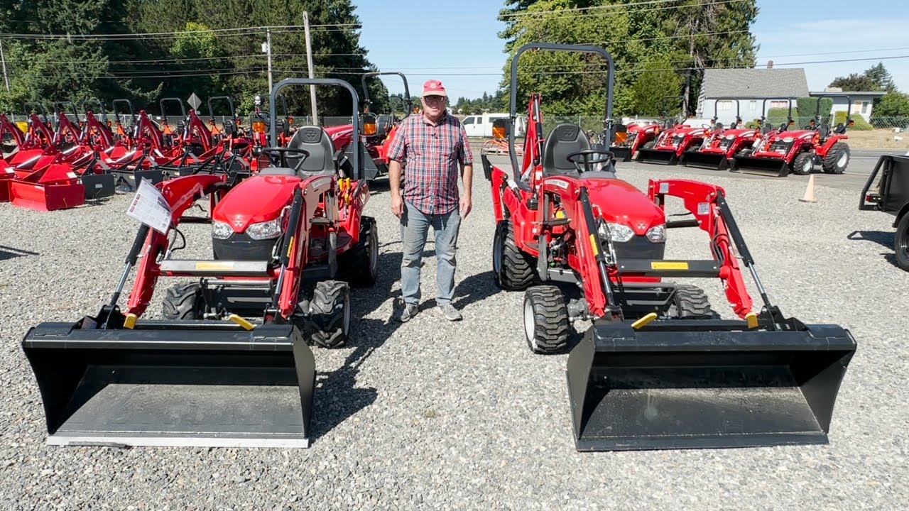 Massey Ferguson Compact Tractor 1723 / 1725 Model Comparison ...