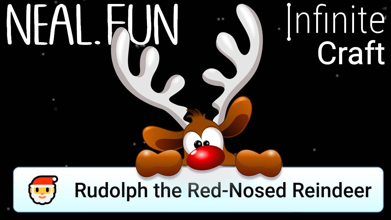 How to Make Rudolph the Red-Nosed Reindeer in Infinite Craft | Rudolph ...