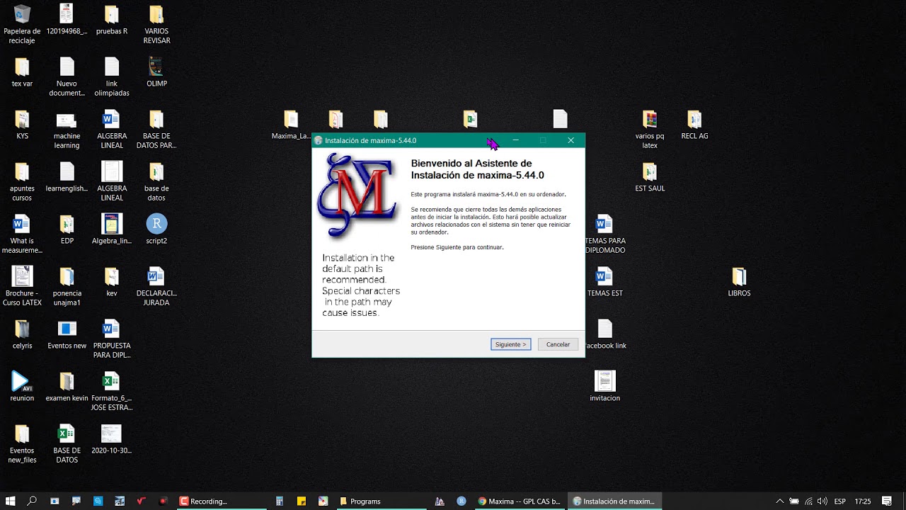 Descarga e instalación de wxMaxima - YouTube
