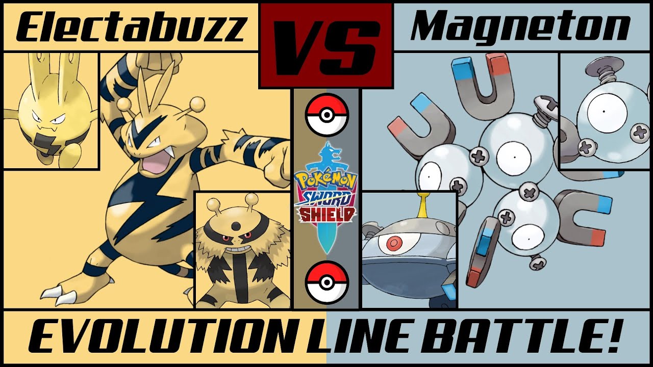 ELECTABUZZ vs MAGNETON | Evolution Line Battle - YouTube