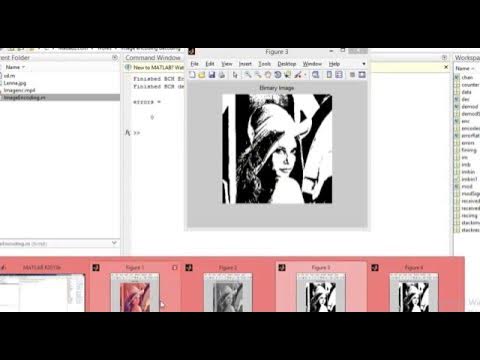 BCH Image encoding and decoding using Matlab - YouTube