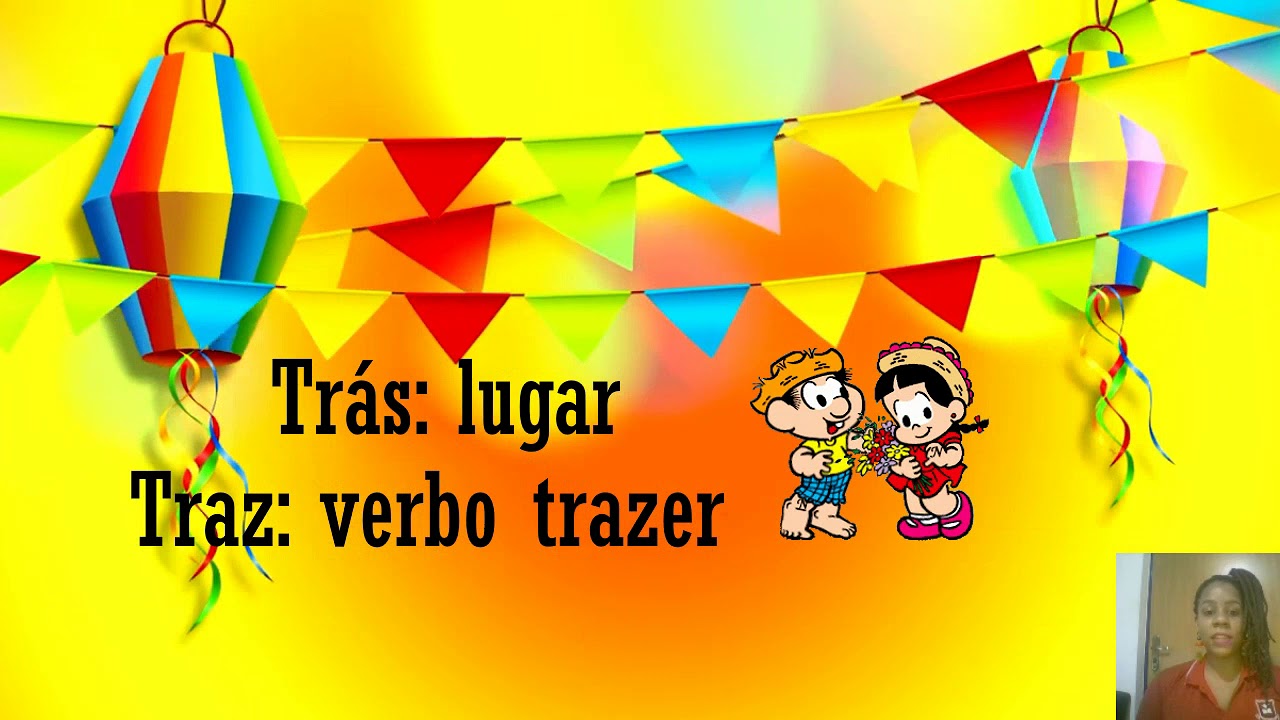 Trás ou traz? 5° ano - YouTube