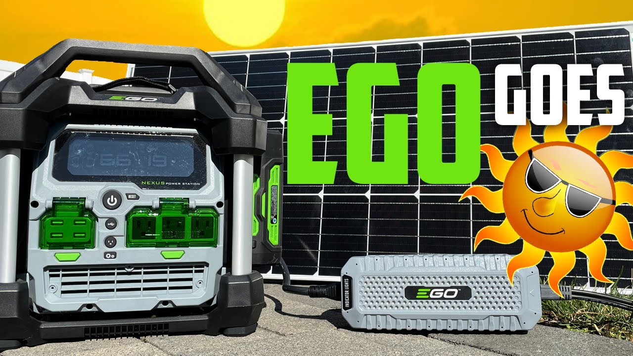 EGO NEXUS POWER STATION - GOES SOLAR🌞🌞🌞 - YouTube