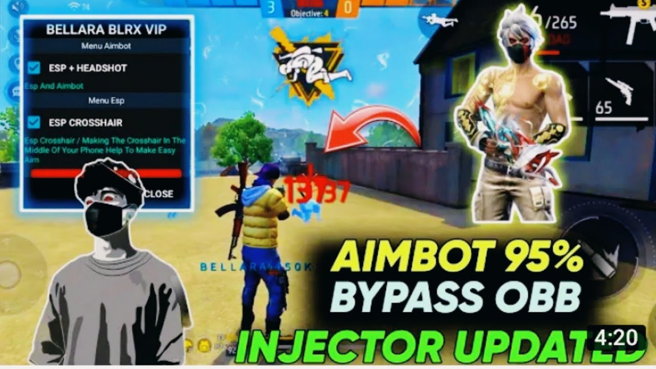 Free Fire Max + free fire headshot injector 100% Rank Working | New ...