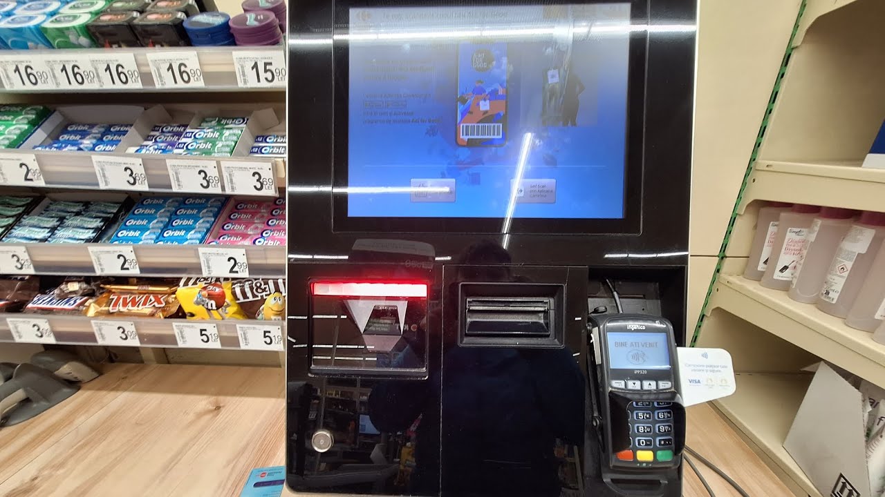 Diebold Nixdorf Self Checkout @ Carrefour Market, Veteranilor ...
