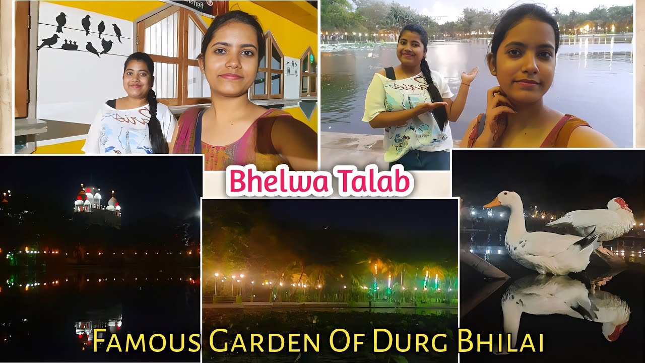Bhilai Ka Famous Garden After Renovation 😍| Bhelwa Talab Vlog ️ | Durg ...