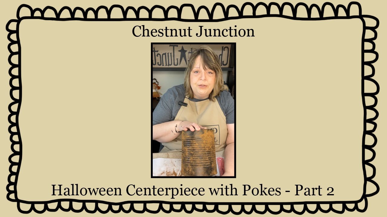 Chestnut Junction Primitive Halloween Centerpiece with Pokes - Craft-a ...