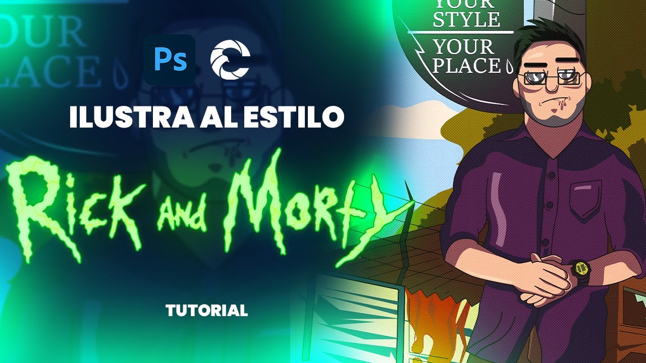 Domina el Estilo de Rick y Morty: Tutorial de Ilustración en ...