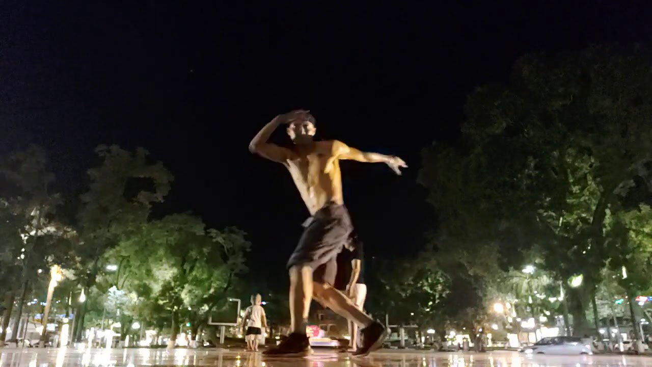 Bboy T Shadow | practice combo flare, windmill - YouTube