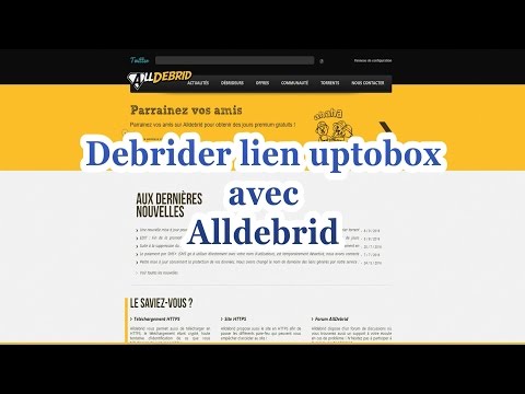 Débrider lien uptobox avec Alldebrid