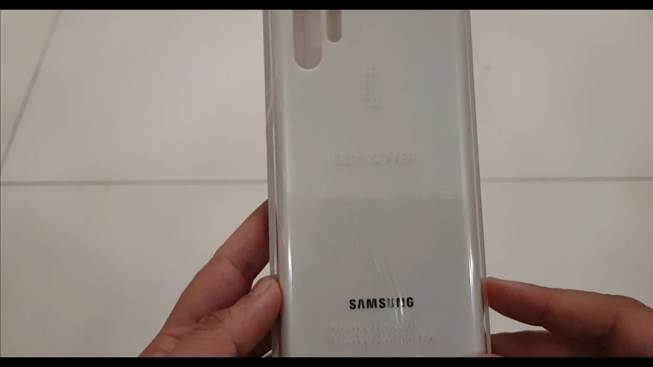 SAMSUNG NOTE 10 PLUS LED CASE | ORIGINAL SAMSUNG ACCESSORY | Unboxing ...