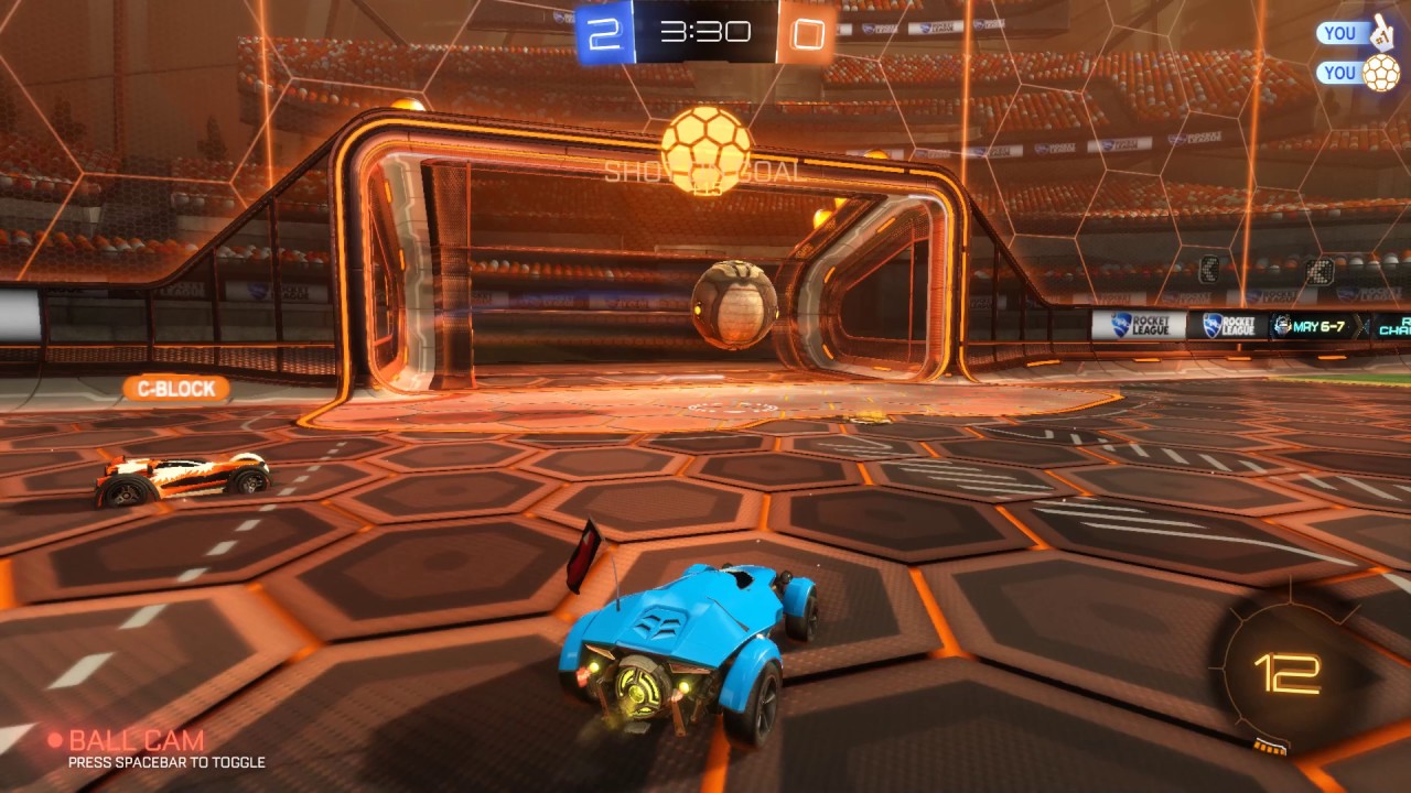 Rocket League - DFH Stadium Arena - Soccar gameplay - YouTube