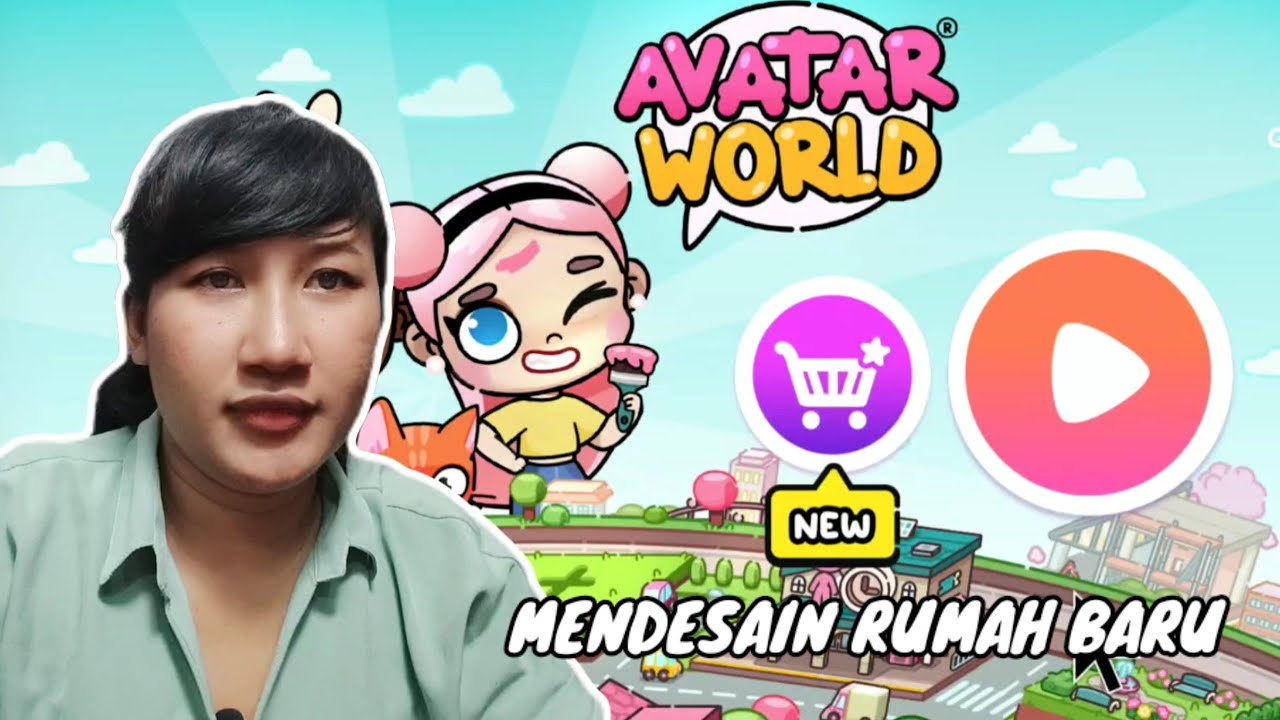 BERMAIN GAME AVATAR WORLD: MENDESAIN RUMAH BARU - YouTube