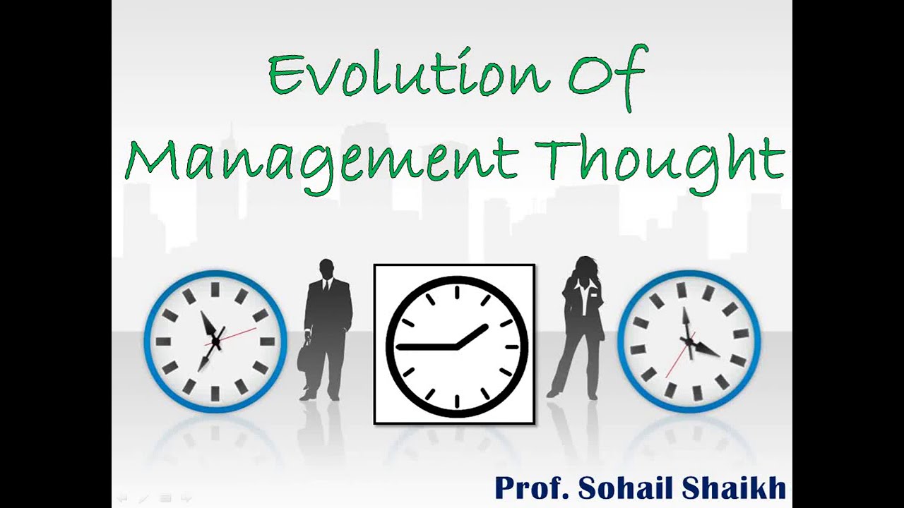 Evolution Of Management Thoughts/ Evolution of Management/ Evolution of ...