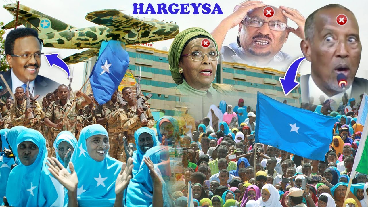DEG DEG Kacdoon Ka Qarxay Hargeysa, Calanka Somalia oo laga Taagay, Af ...