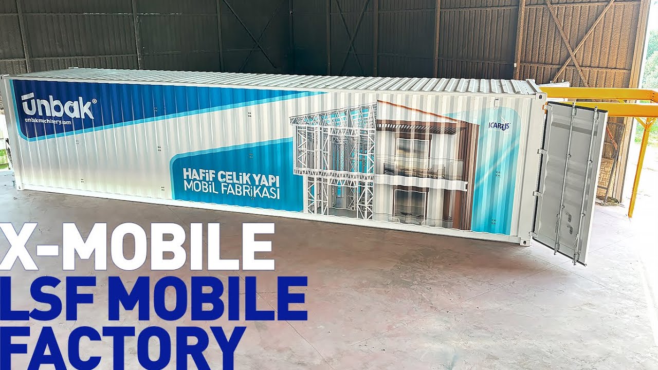XMOBILE - Mobil Hafif Çelik Yapı Ünitesi - LSF Mobile Factory #lsf # ...