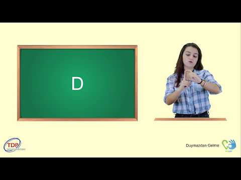DuyGel İşaret Dili Eğitim Videoları Alfabe Videosu