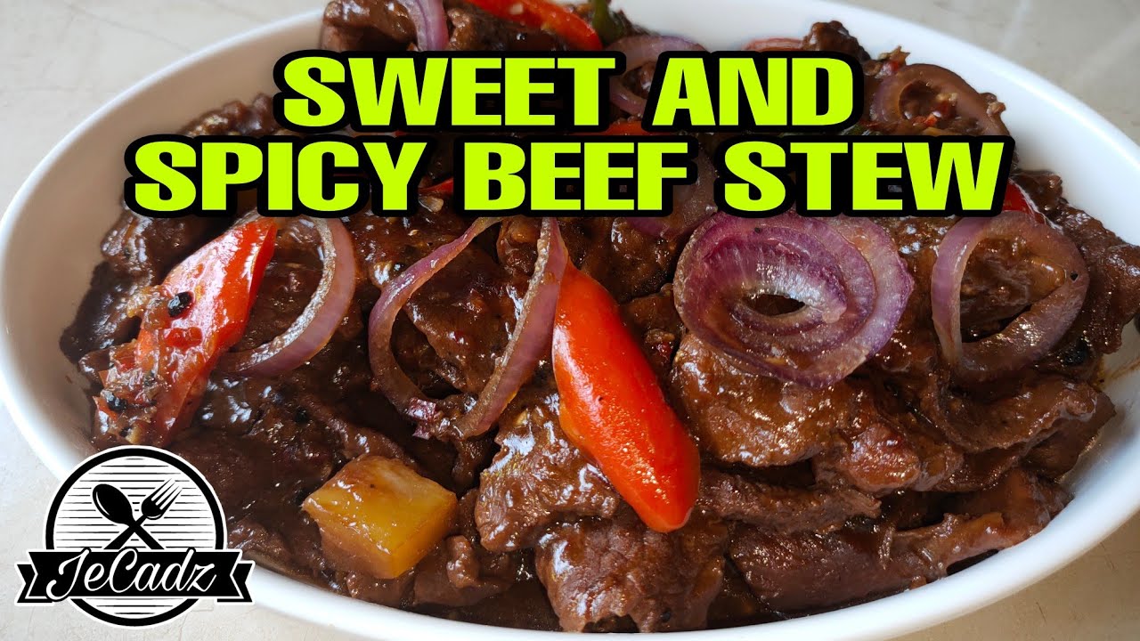 Sweet And Spicy Beef Stew - YouTube