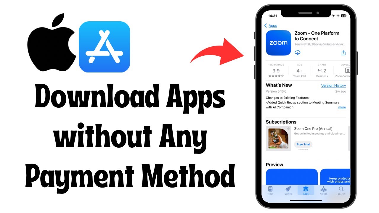 How to Download Apps From App Store without Payment Method or Billing ...