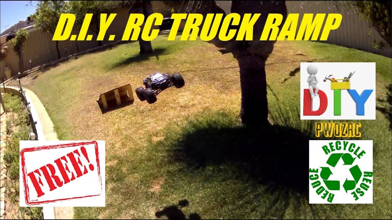 MAKING A RC RAMP OUT OF RECYCLED WOOD FOR FREE - YouTube
