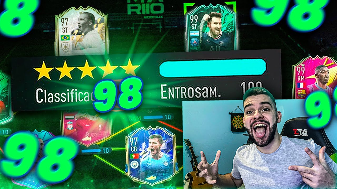 198!! MEU MELHOR TIME NO ULTIMATE TEAM! *HISTÓRICO* FIFA 22 - YouTube