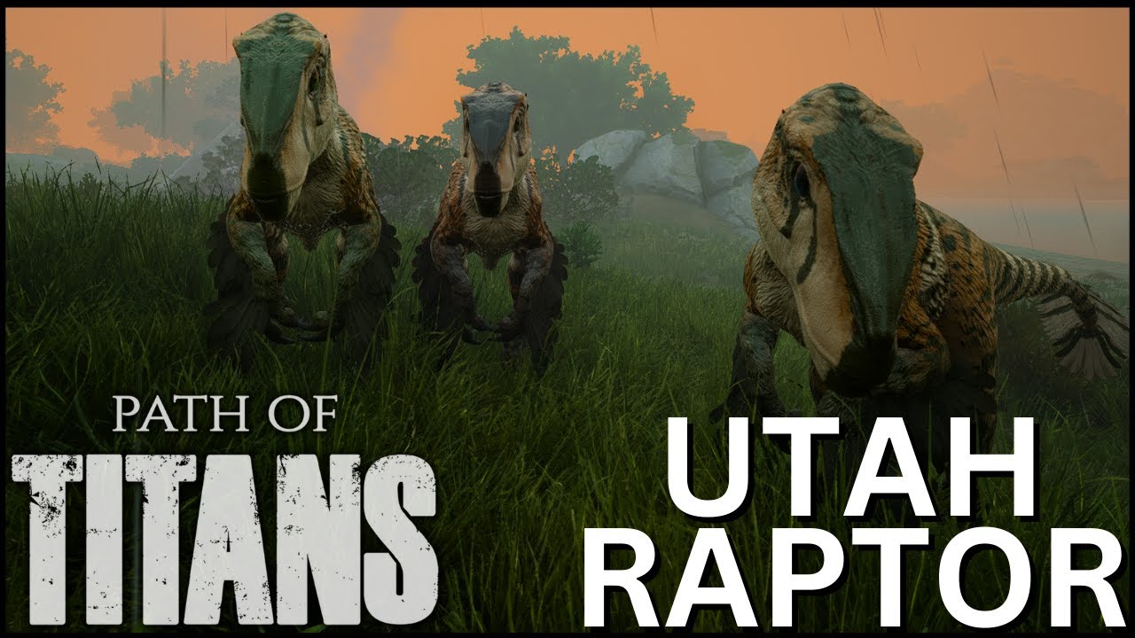 Utah Raptor | Tren | Hatchling to Adult | Path of Titans | Arazoa ...