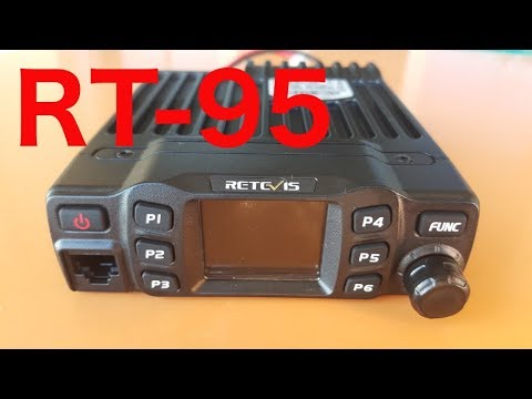 Retevis RT-95 Dual Band Radio Land Cruiser Installation. - YouTube