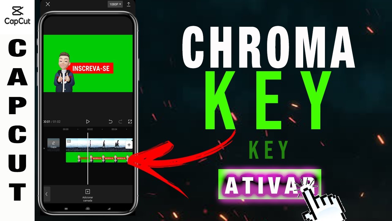 CAPCUT COMO ATIVAR CHROMA KEY( maneira mais fácil) - YouTube