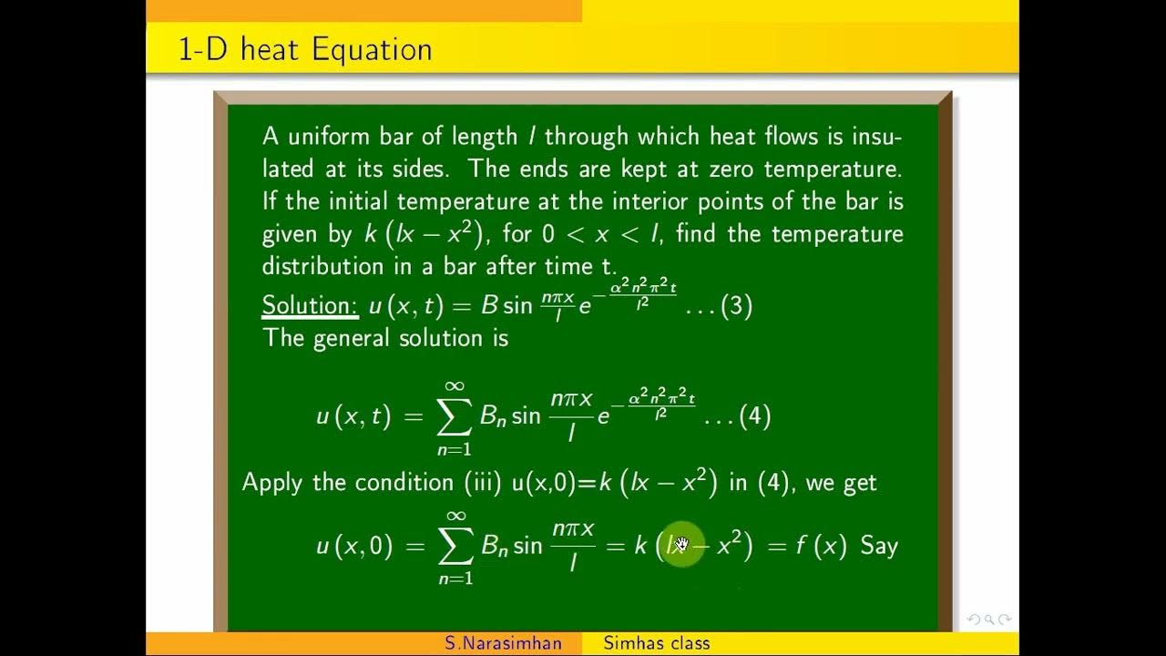 #TPDE | | 1D Heat equation - YouTube