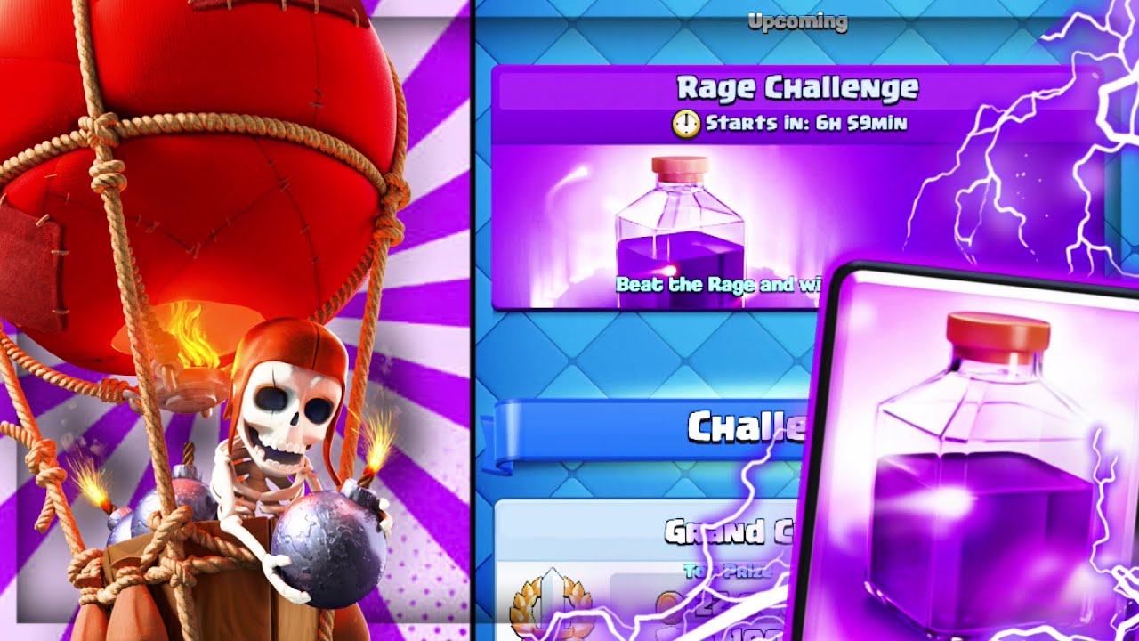 Best Rage Challenge Decks! (Clash Royale) - YouTube