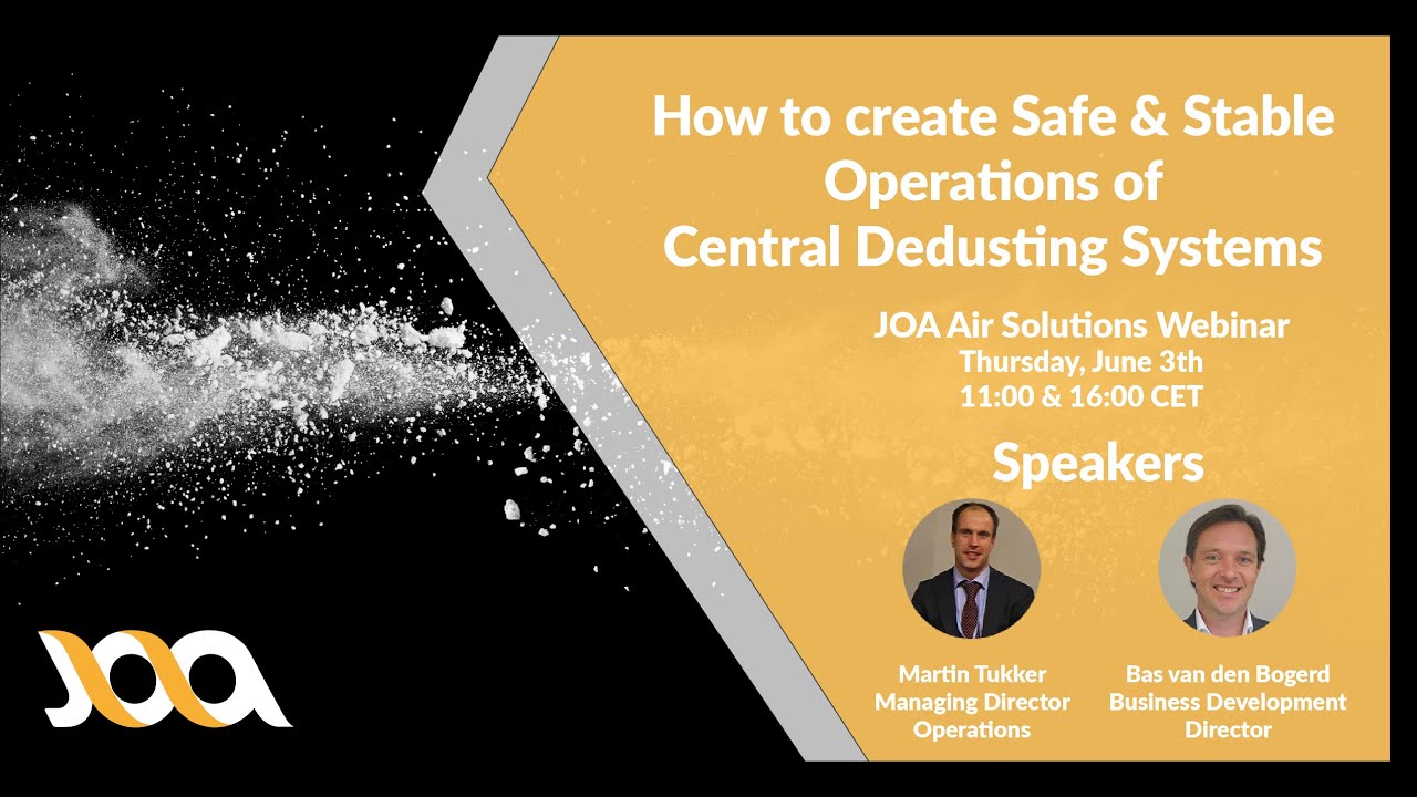 JOA Webinar - Creating Safe & Stable operations of Central Dedusting ...