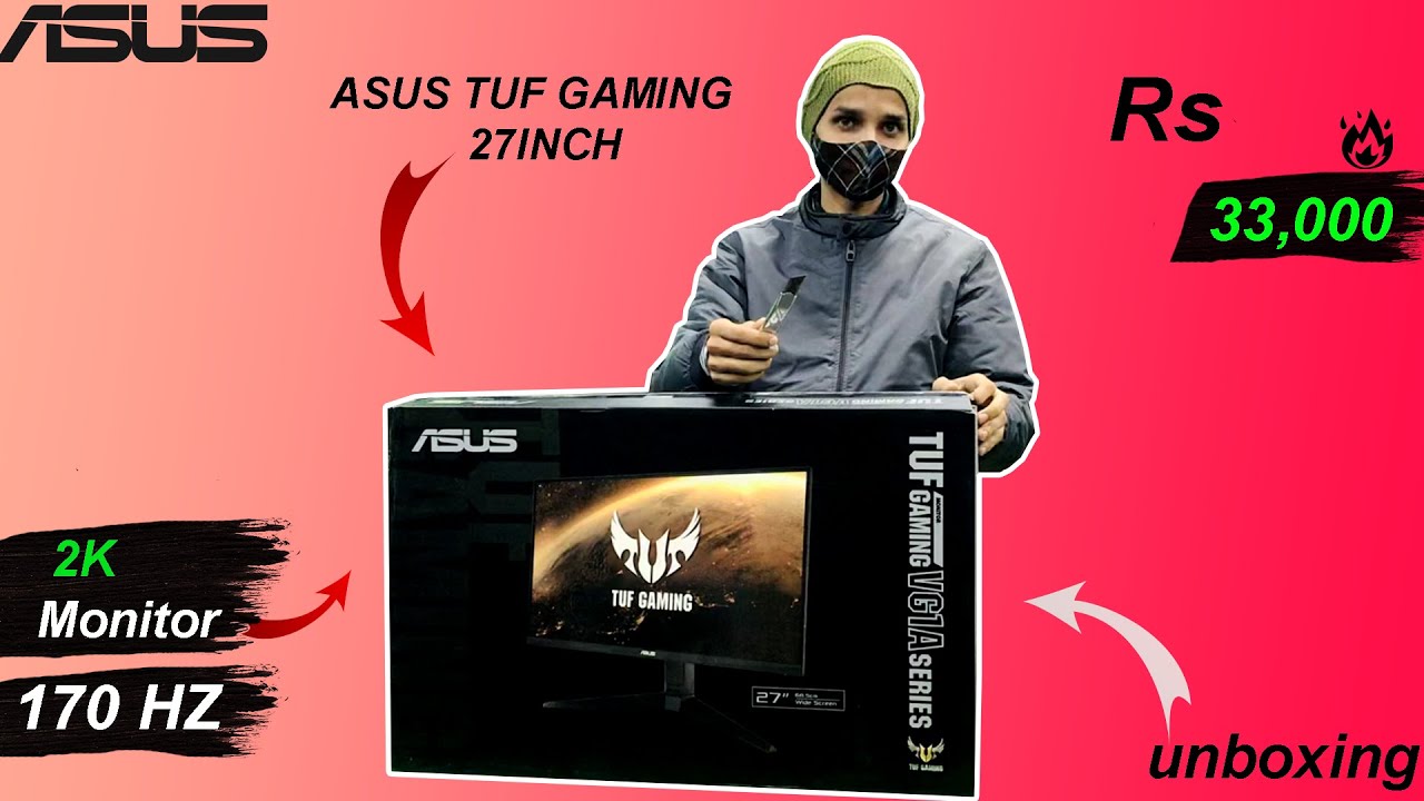 ASUS TUF Gaming 27 INCH 2k MONITOR | Unboxing | 170HZ | 2K Monitor | PC ...