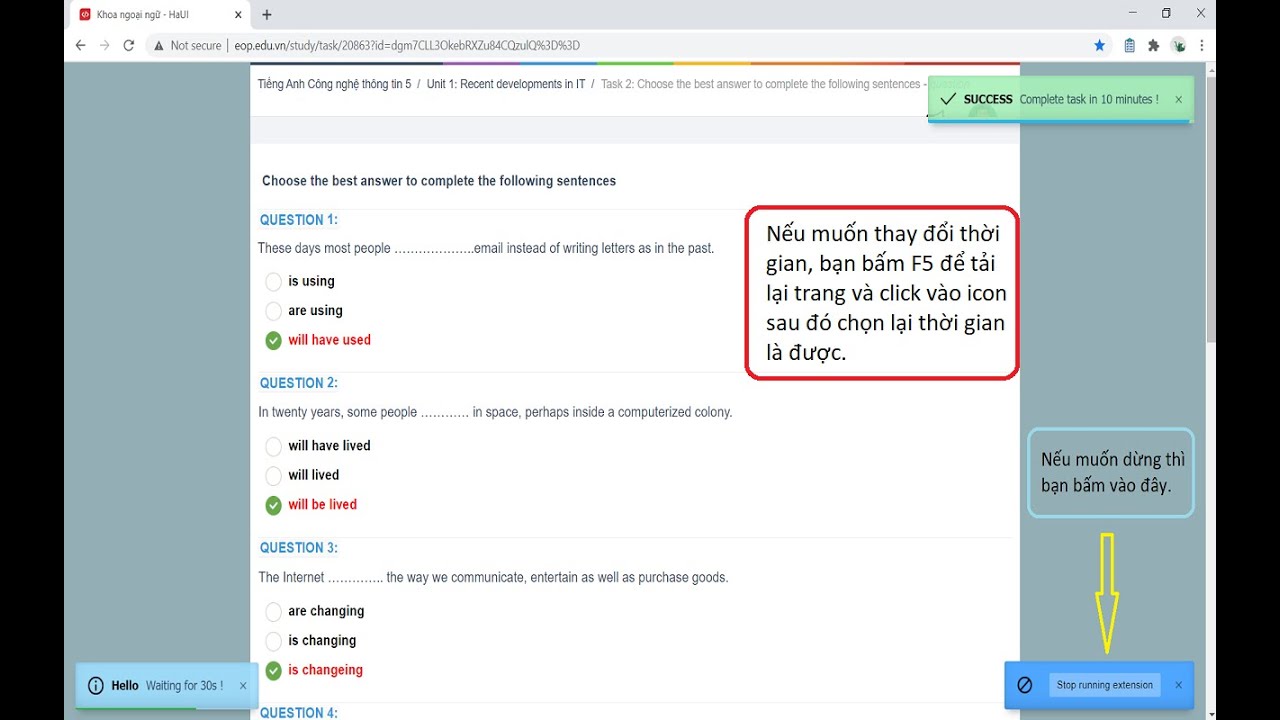 Tiện ích (tool) làm tiếng anh eop Unit của mình. - YouTube