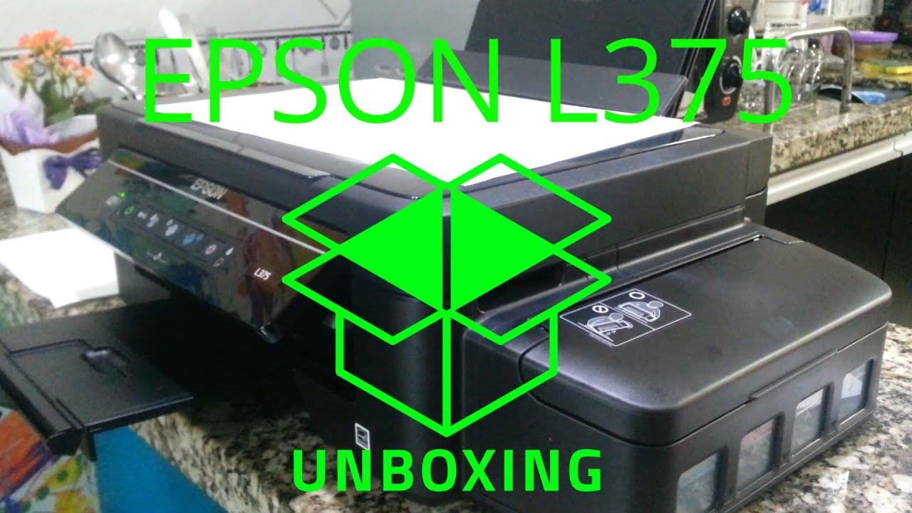 Impressora Epson EcoTank L375 Unboxing 2016 Guia de instalação ...